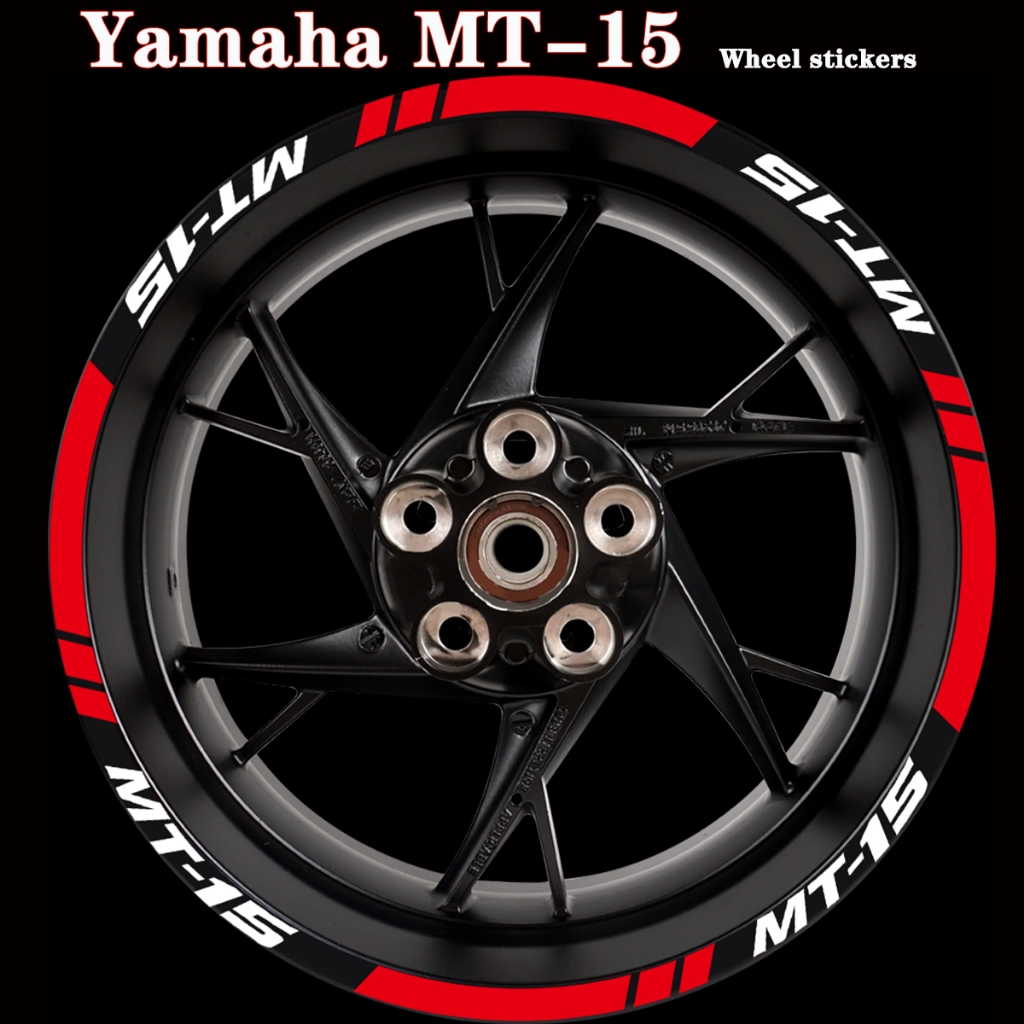 For Yamaha MT-15 MT15 Wheel Stickers Rim Sticker Decals for Motorcycle ...