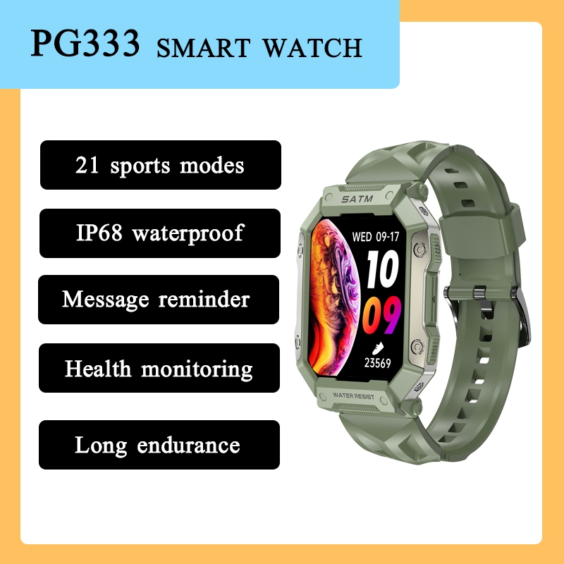 The PG333 smart watch is equipped with a 1.91 - inch high - definition large screen and has ...