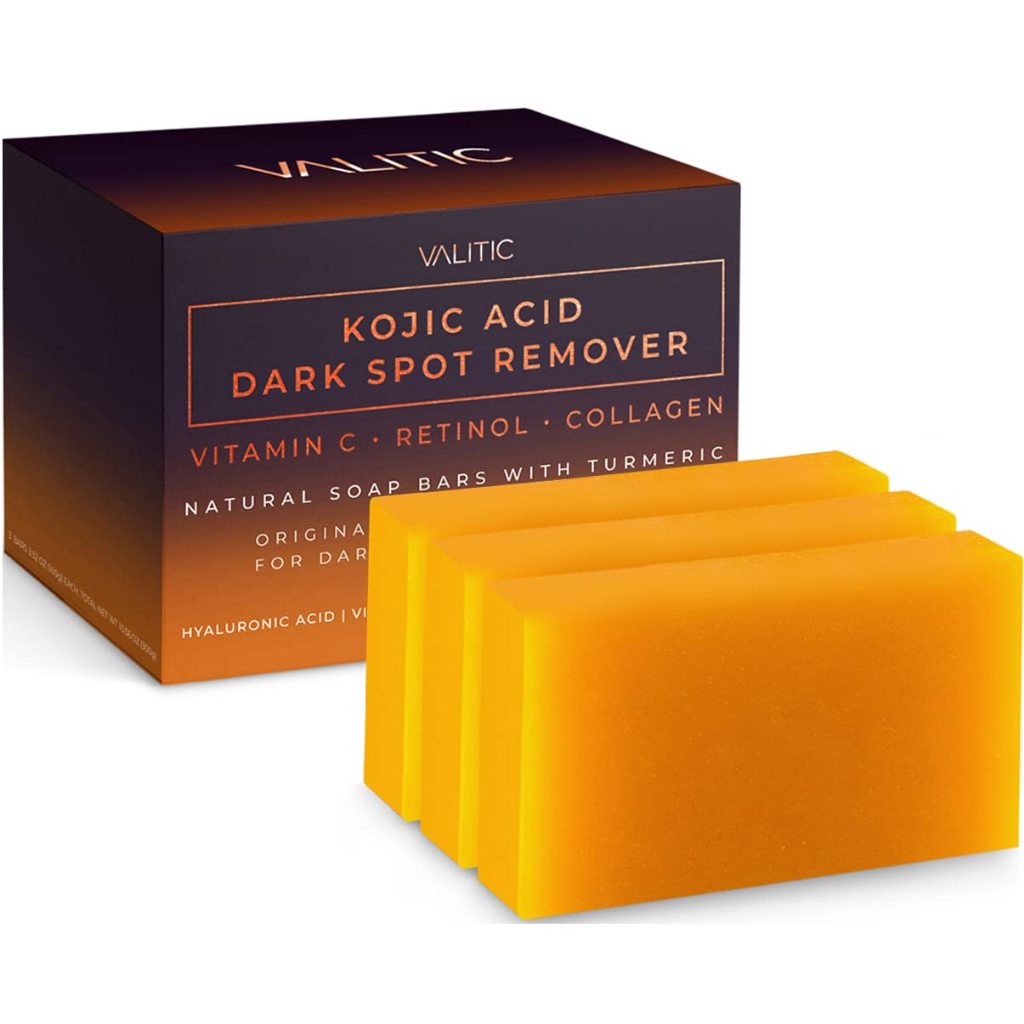 VALITIC Kojic Acid Dark Spot Remover Soap Bars with Vitamin C, Retinol ...
