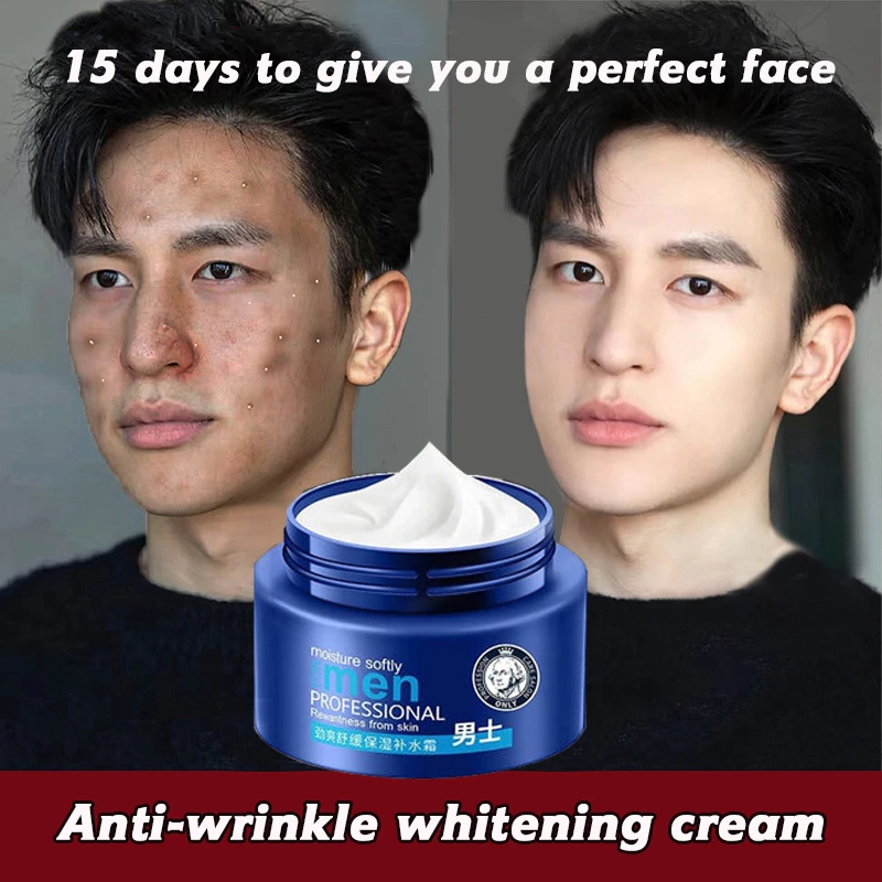 👑Men Face Cream Facial Whitening Cream Anti-Aging Moisturizer Anti ...