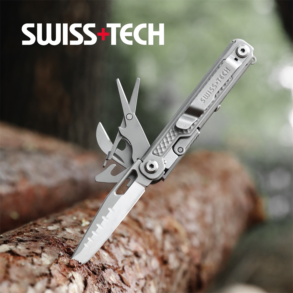 SWISS TECH 11 in 1 Multi Tools Outdoor Pocket Mini Portable Tools multi ...