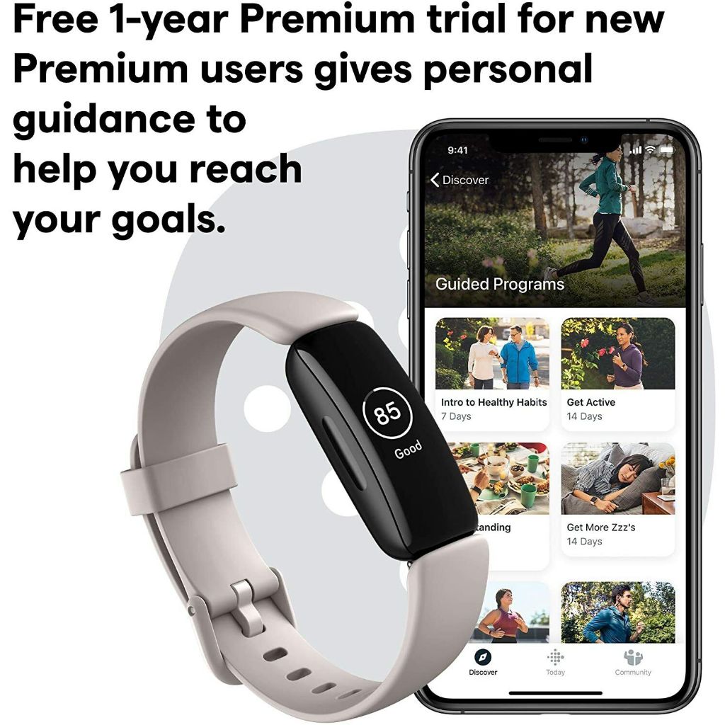 Fitbit Inspire 2 Activity Tracker Fitness Tracker Smart Watch - White ...