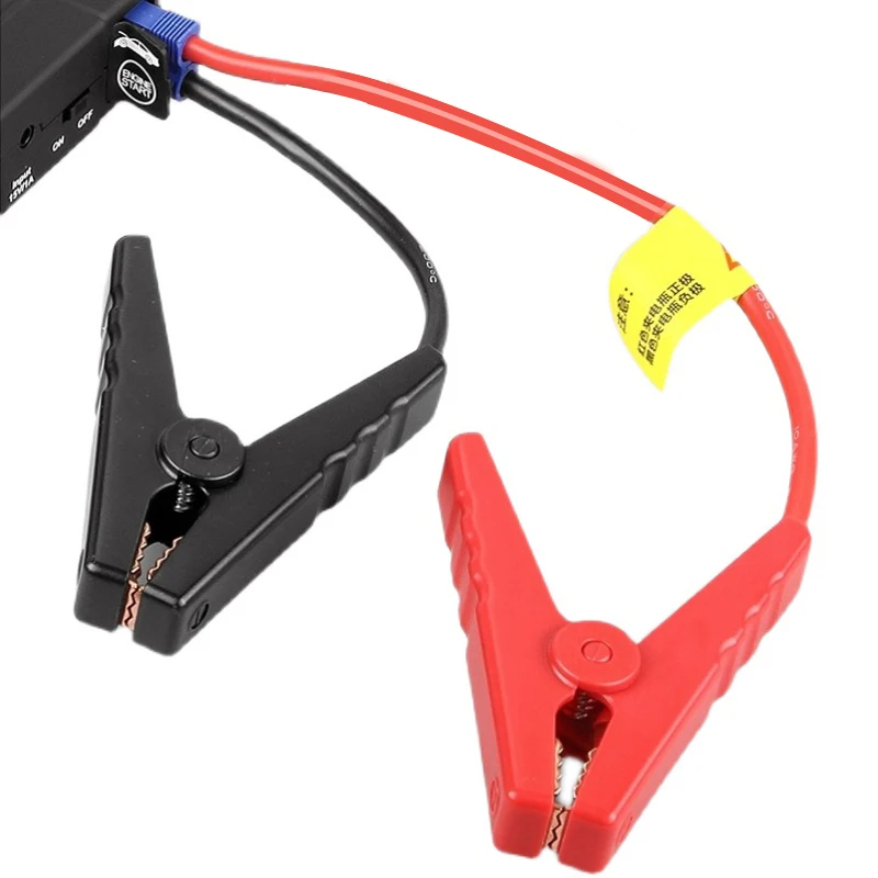 Portable emergency starting power supply clip to take the fire line ...