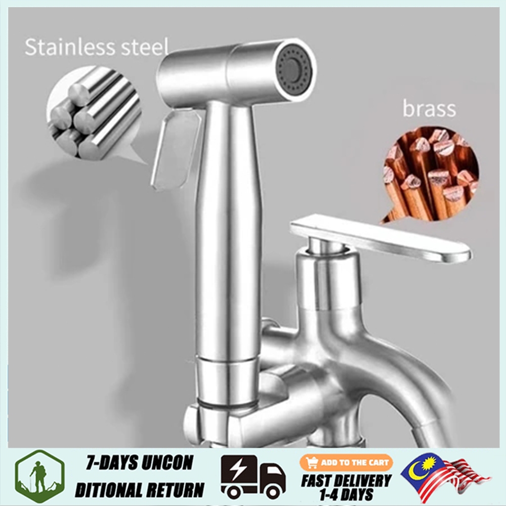 Shower Room Bidet spray set Stainless steel hand bidet bathroom faucet ...