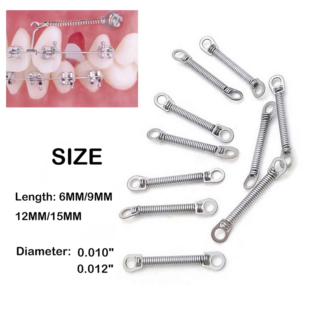 10pcs/Bag Dental Torque Spring Dental Orthodontic Closed Coil Spring ...