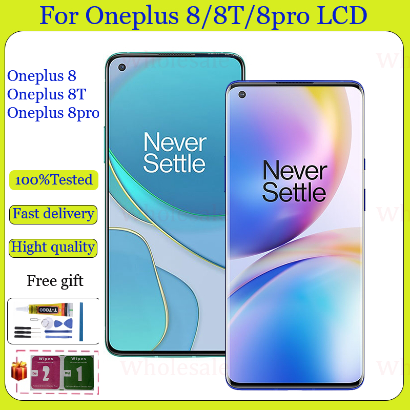 Original AMOLED For Oneplus 8 Oneplus 8T Oneplus 8 Pro LCD Display ...