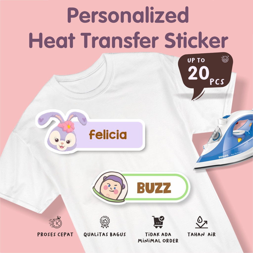 20pcs Fabric Sticker - Iron On Sticker - Fabric Stickers Any Color ...