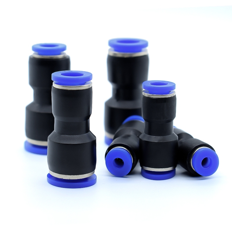 【XL3】1PCS PU PG Blue Pneumatic Fitting Pipe Connector Tube Air Quick Fittings Water Push In Hose ...