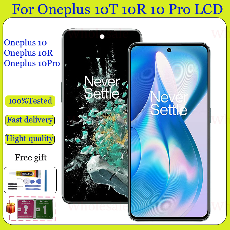 Original AMOLED For Oneplus 10T Oneplus 10R Oneplus 10 Pro LCD Display ...