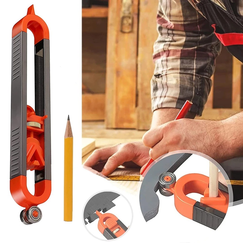 New Profile Scribing Ruler Contour Gauge with Lock Precise Scribe Tool ...