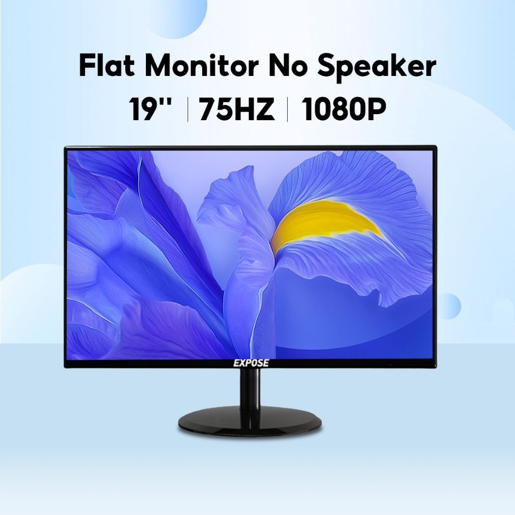 EXPOSE Monitor PC IPS 2K/4K Curved Gaming Monitor 24-27Inch built-in ...