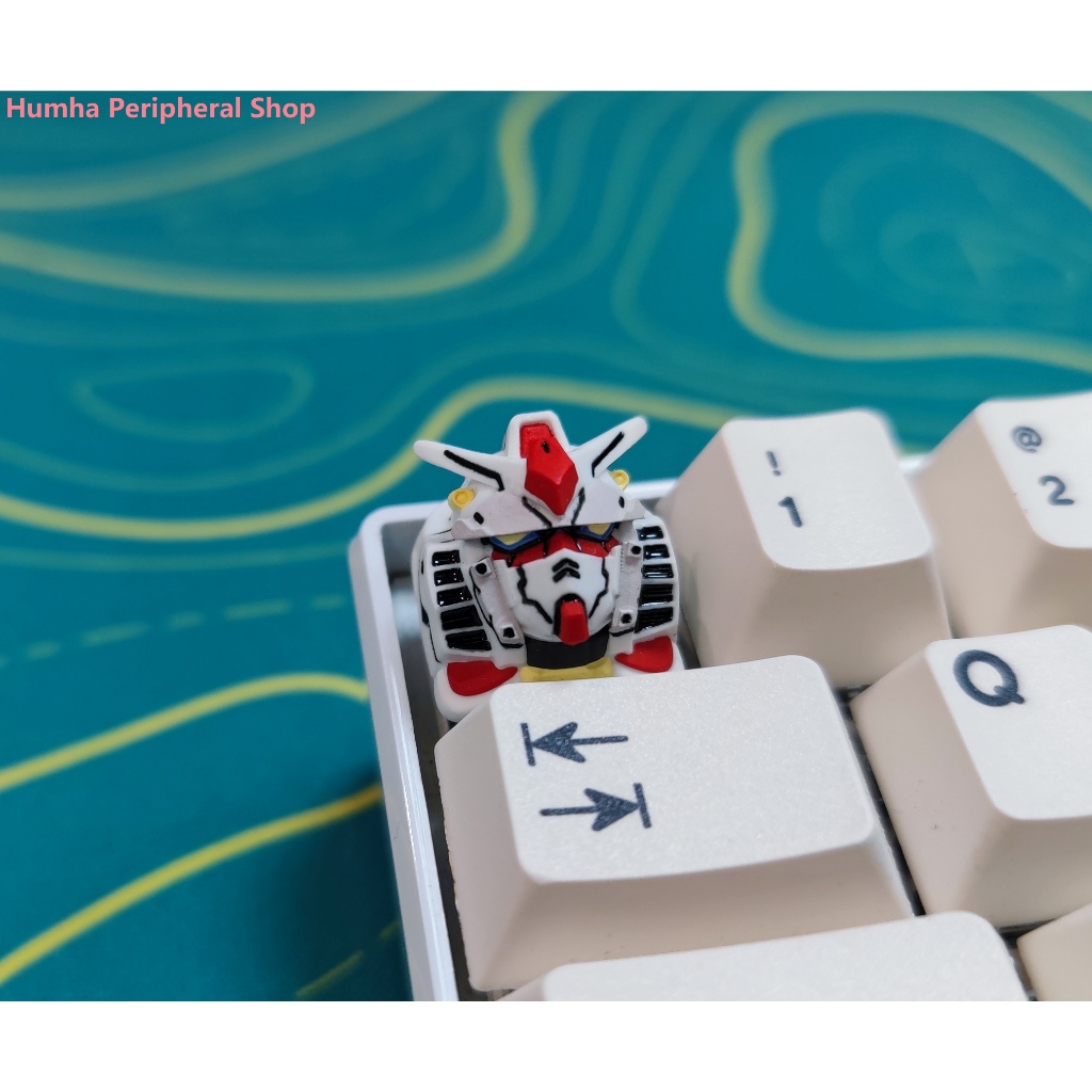 Humha artisan keycap Gundam keycap Hand made Resin keycap mechanical ...