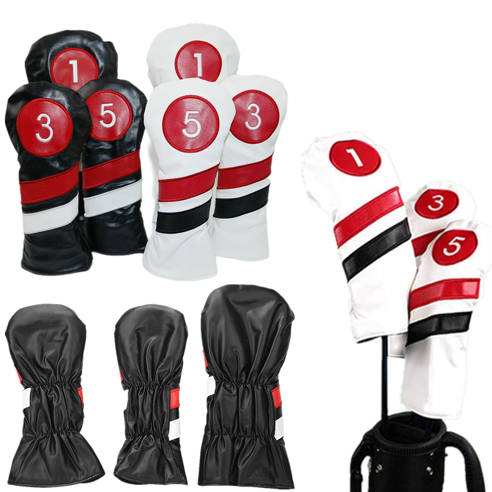 Vintage Classic Digital Sign Leather Head Cover Fit Driver Fairway Wood ...