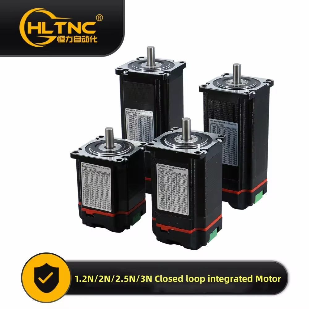 Nema23 Closed Loop Integrated Motor 1.2Nm 2Nm 2.5Nm 3Nm Diameter 8mm Hybrid Integrated Servo ...