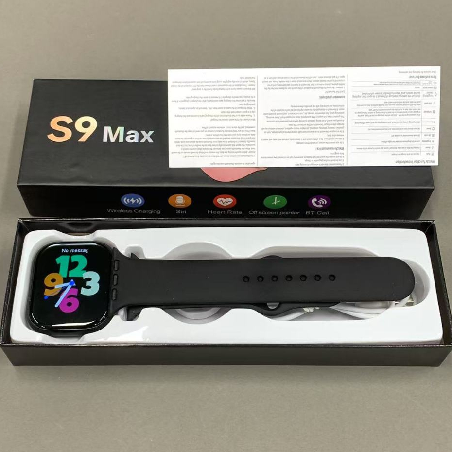 Watch S9 Max New Smart Watch Smartwatch 2.19 inch Bluetooth Talk Heart ...
