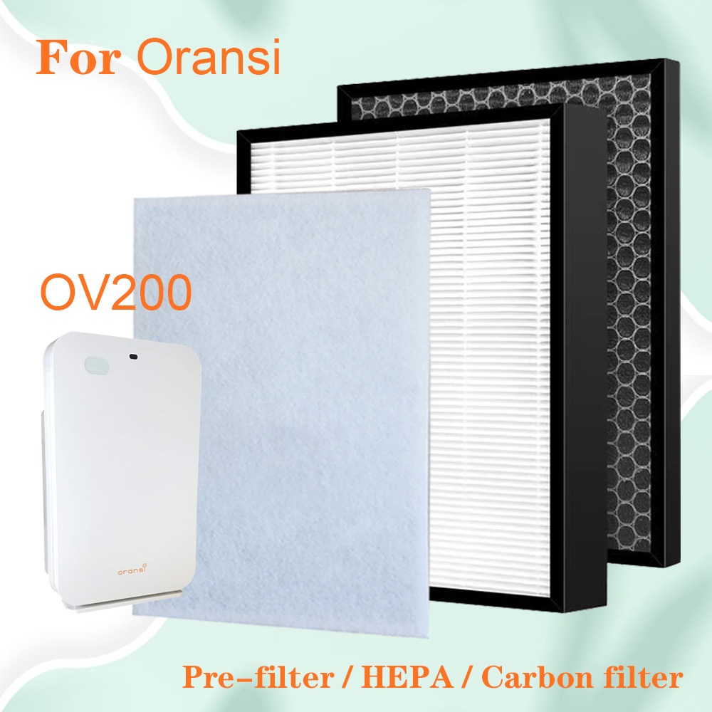 For Oransi OV200 air purifier HEPA Filter and activated carbon filter ...