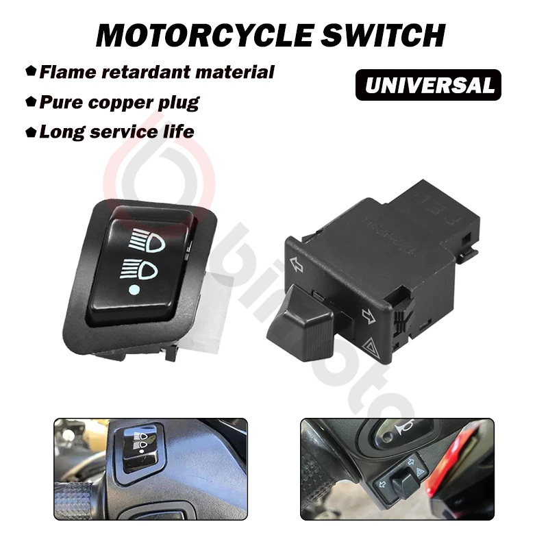 Universal Honda Motorcycle 3 Pins PNP Double Signal Switch / Suis ...