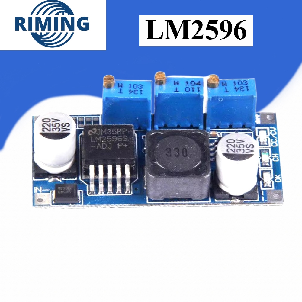 LM2596 LED Driver DC-DC Step-down Adjustable CC/CV Power Supply Module Battery Charger ...