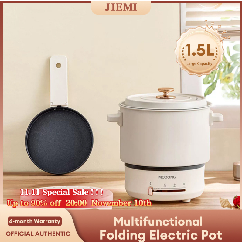 1.6L Folding Travel Pot Portable Electric Pot Multi Functional ...