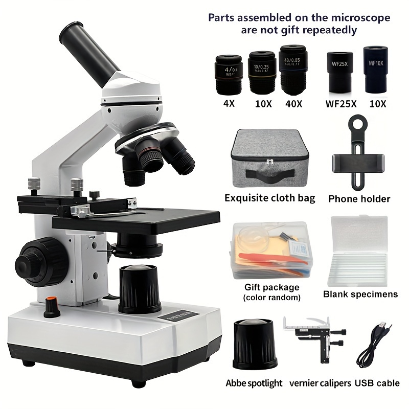 Professiona Biological Microscope high-magnification high definition ...