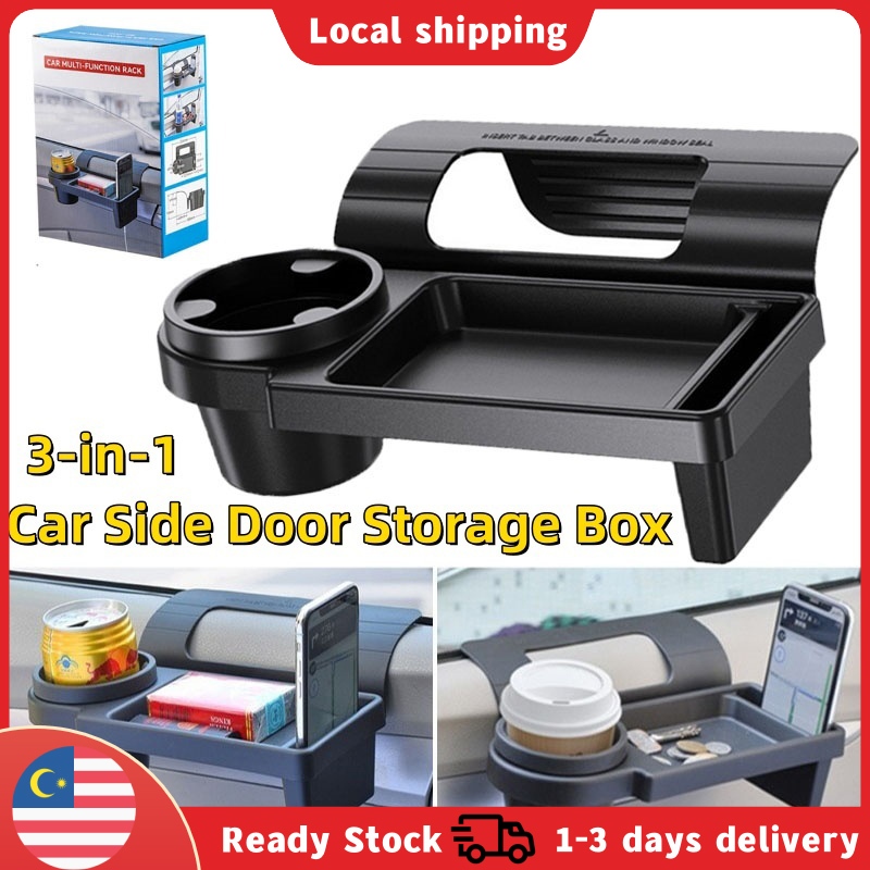 [Local Stock] Multifunctional Car Side Door Window Storage Rack With ...