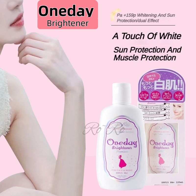 Japan Oneday Brightener Snow White Body Lotion&brightener Premium SPF15 PA+ hydrating ...