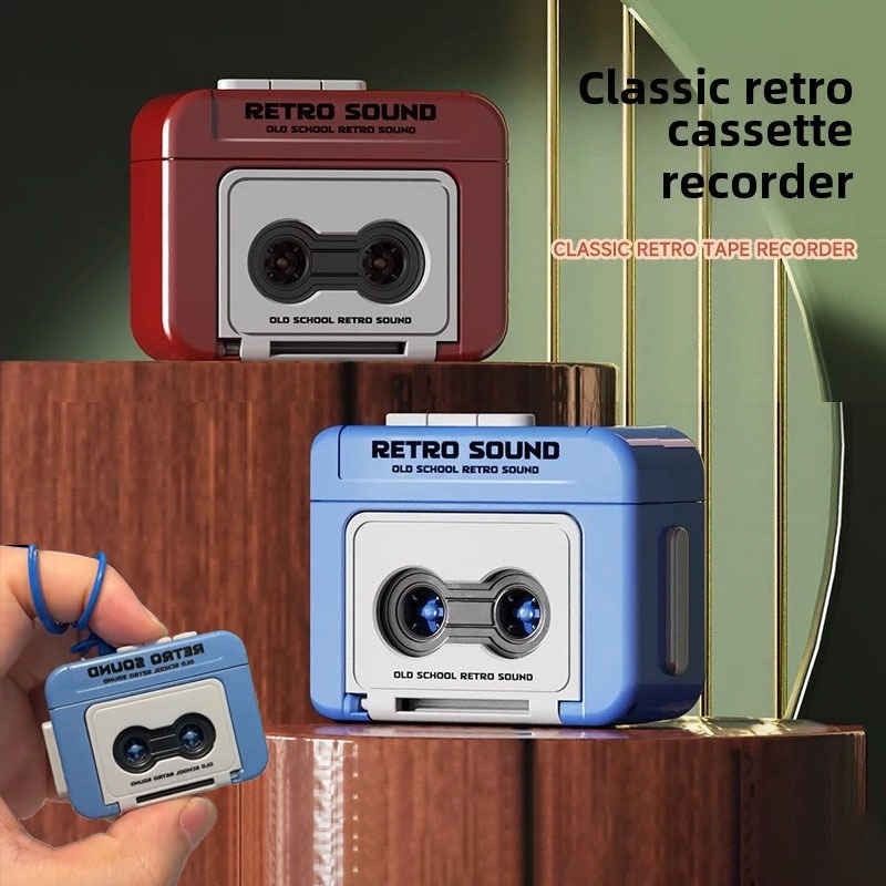 Mini Recorder Toy Simulation Retro Radio Creative Fun Music Box Can ...