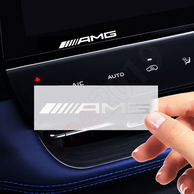【Ready Stock】AMG Logo Creative Metal Decoration Waterproof Sticker for ...