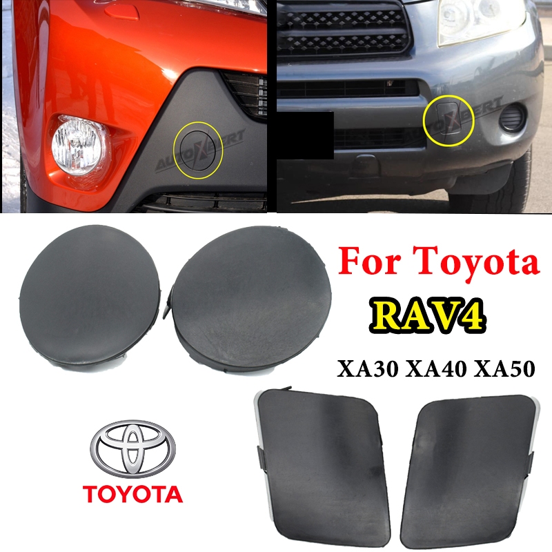 2Pcs Original Front Bumper Towing Eye Cover Cap Trim For Toyota RAV4 ...