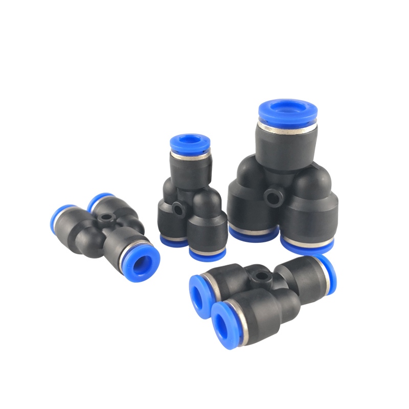 【YHD】Pneumatic Pipe Fitting Air Quick Fittings Connector 8mm 10mm 6mm ...