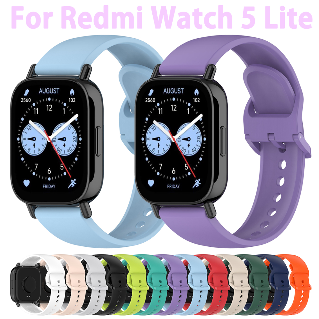 22mm WatchStrap For Redmi watch 5 Lite Soft Silicone Smart watch Band ...