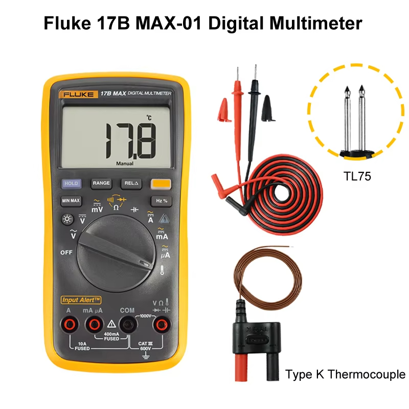 Newest Fluke 15B Max Fluke 17B Max Digital multimeter Auto Range ...