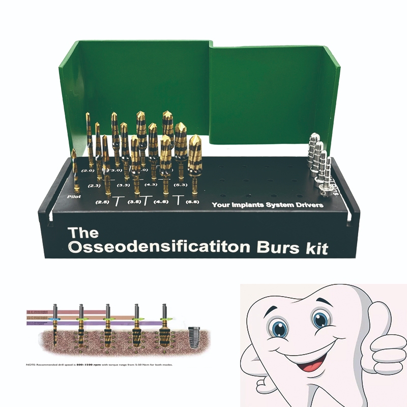 (In Stock)17pcs/kit Dental Osseodensification Burs Kit Implant Drills ...