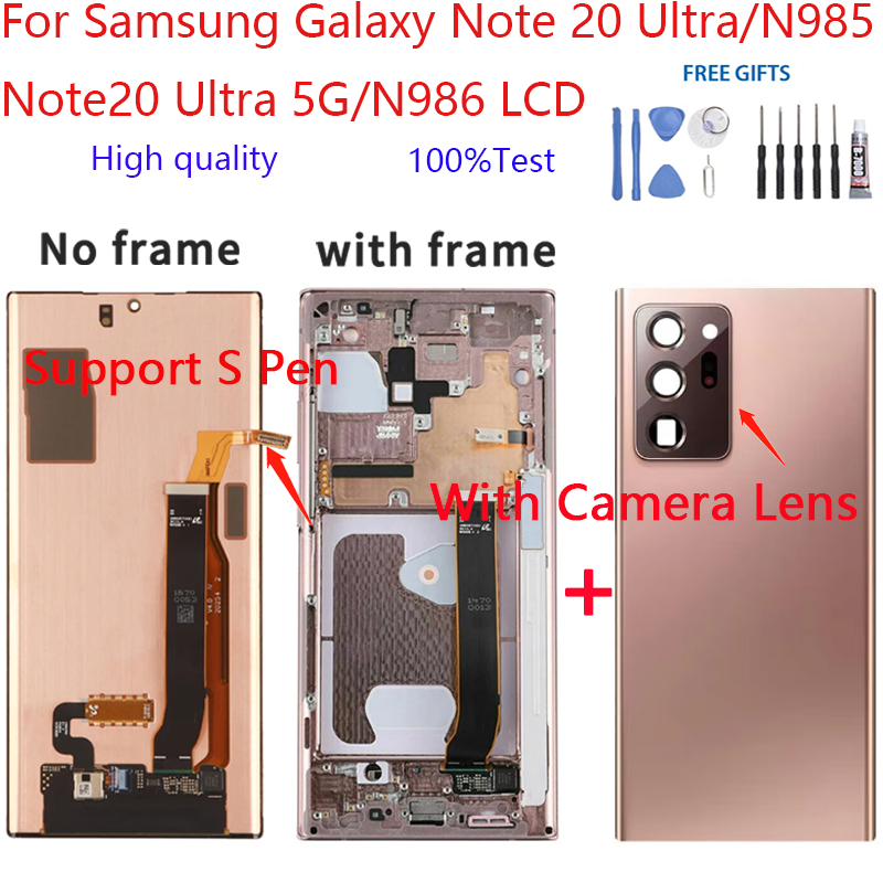 TFT/OLED/Original 100% Tested For Samsung Galaxy Note 20 Ultra/N985 ...
