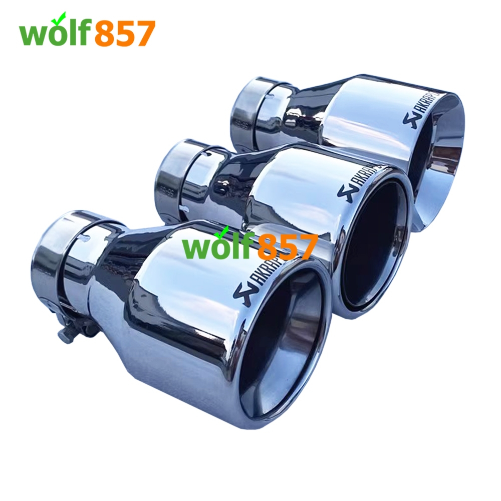 1 Piece Akrapovic Universal Exhaust Tip Mark X Crossover Exhaust ...