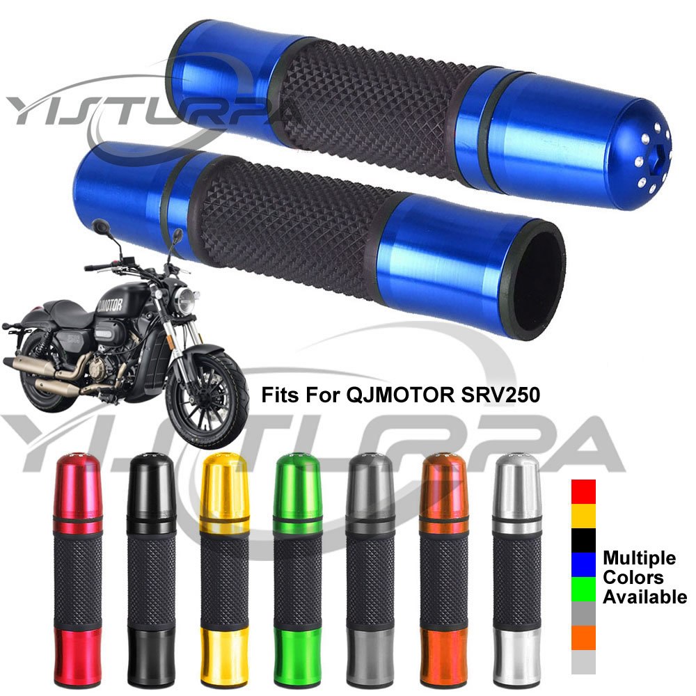 Motorcycle Handlebar Grips Rubber Fits For QJMOTOR SRV250 Aluminum ...