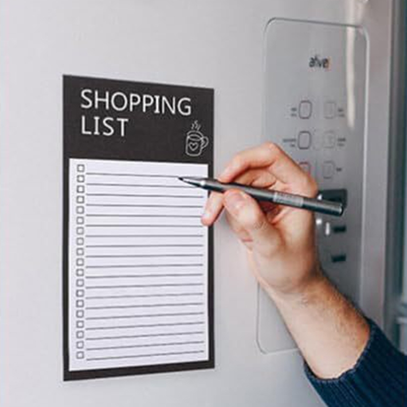 Fridge Magnet Sticky Notes Daily Shopping List Memo Pads | Shopee Malaysia