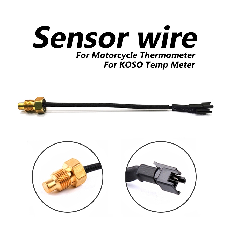 For KOSO Water Temperature Meter Sensor Wires Motorcycle Thermometer ...