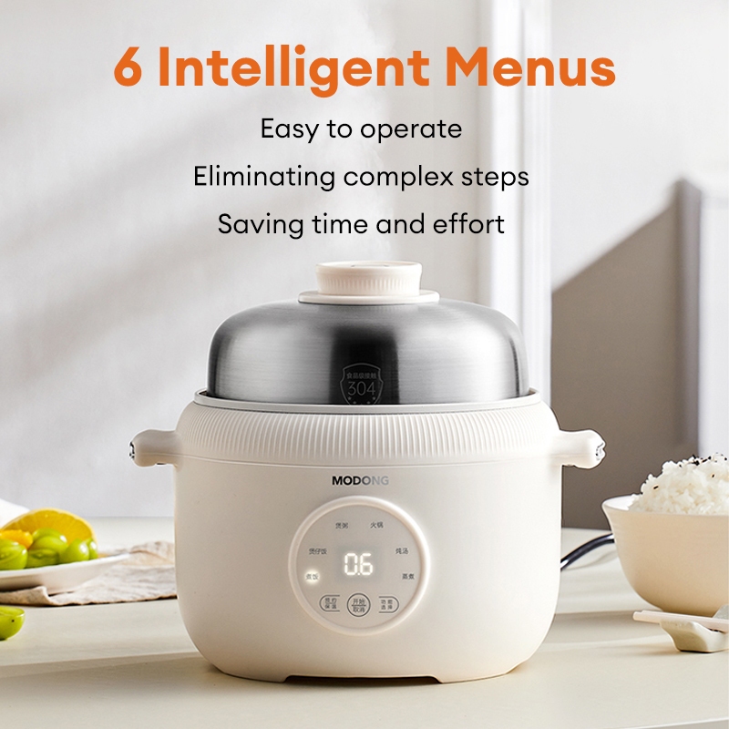 Rice Cooker 1.6l Low Sugar Rice Cooker Household Steamer 2-4 People ...