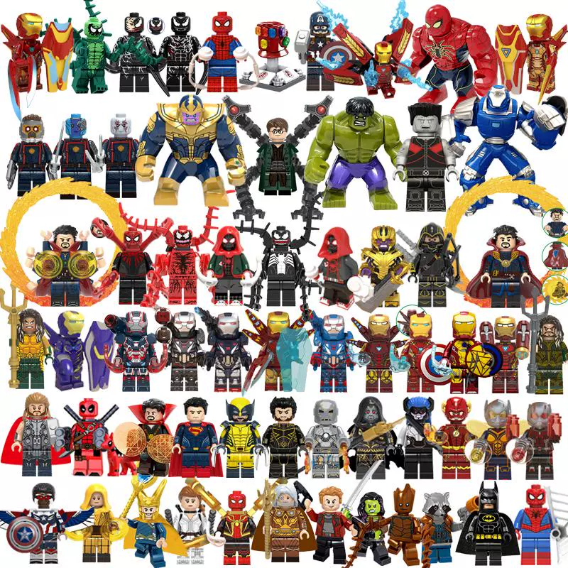 Marvel Avengers Minifigures, Super Hero Iron Man, Lego characters, fun ...