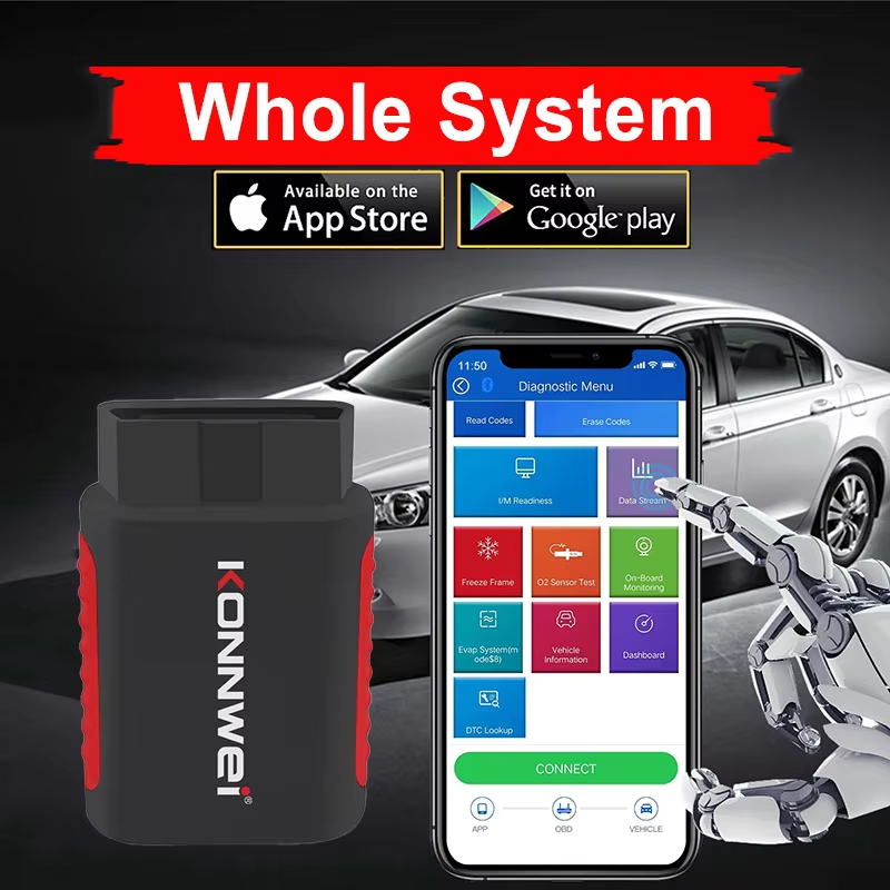 KONNWEI KDIAG 2024 MINI Full System Auto Scanner Reset SAS EPB Service ...