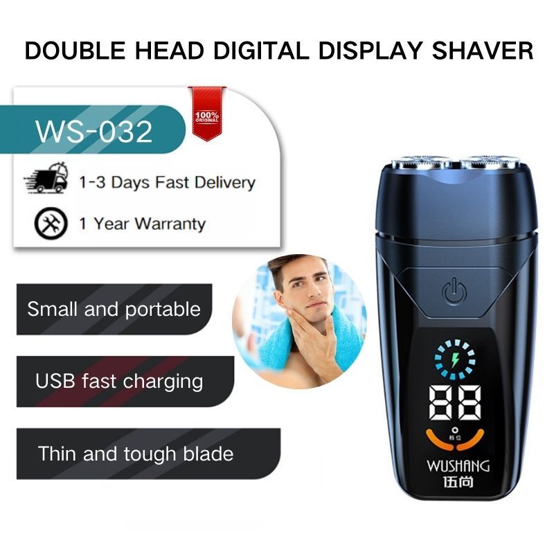 Portable Electric Shaver Mini Car Shaver USB Charging Men's Shaver WS ...
