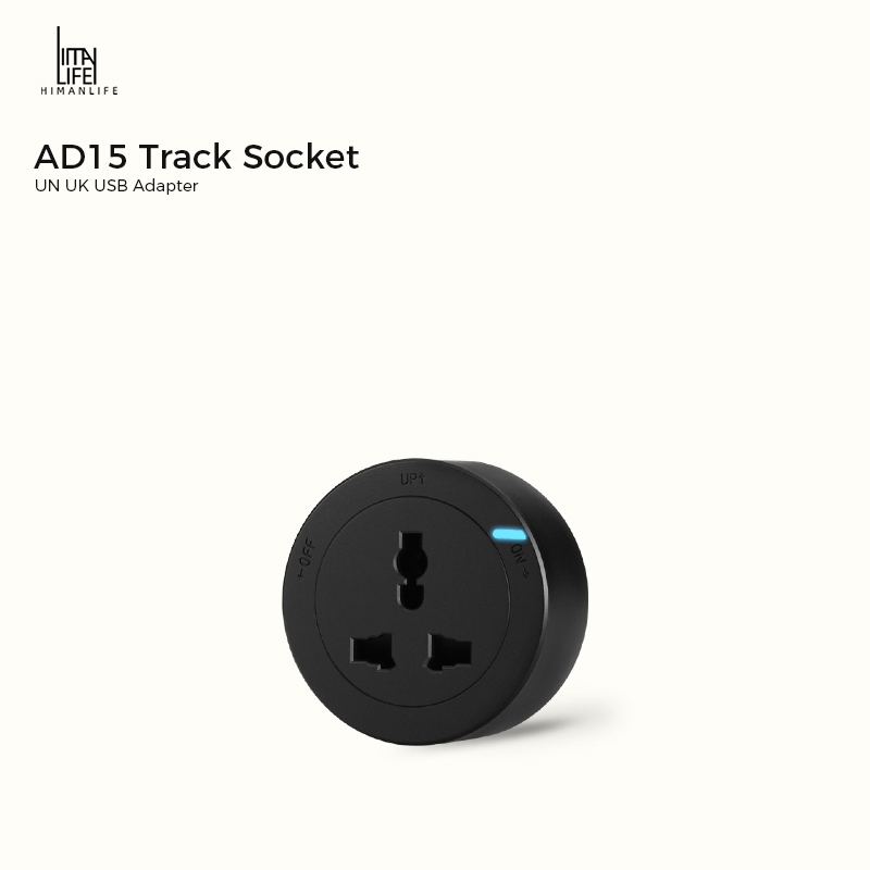 Avoir Wall Power Track Socket Universal UK Usb&Type-C Socket Plastic ...