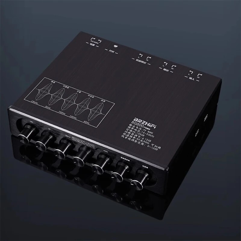 New Hifi Five Tone Balanced Preamplifier Mixer Use JRC5532DD Opamp Chip ...