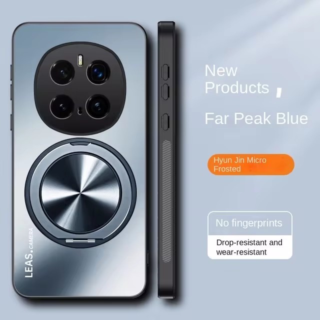 For Huawei Honor Magic 7 Pro Case Hard Matte With 360 Ring Stand Magnet ...