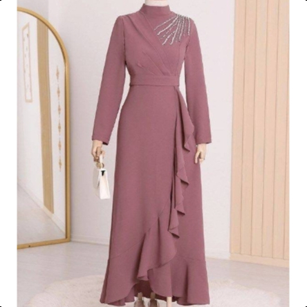 Baru Raya 2025 Viral Abaya kaftan Juban Women Long Sleeved Dress New ...