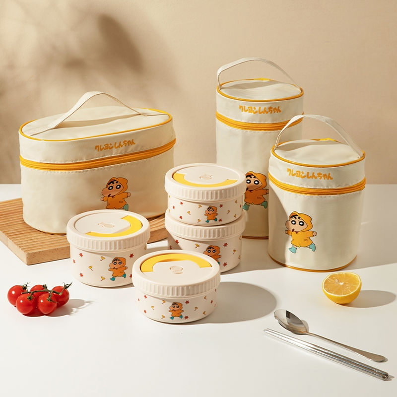 470ML 600ML Crayon Shin Chan Lunch Box Kawaii Student Large Capacity ...