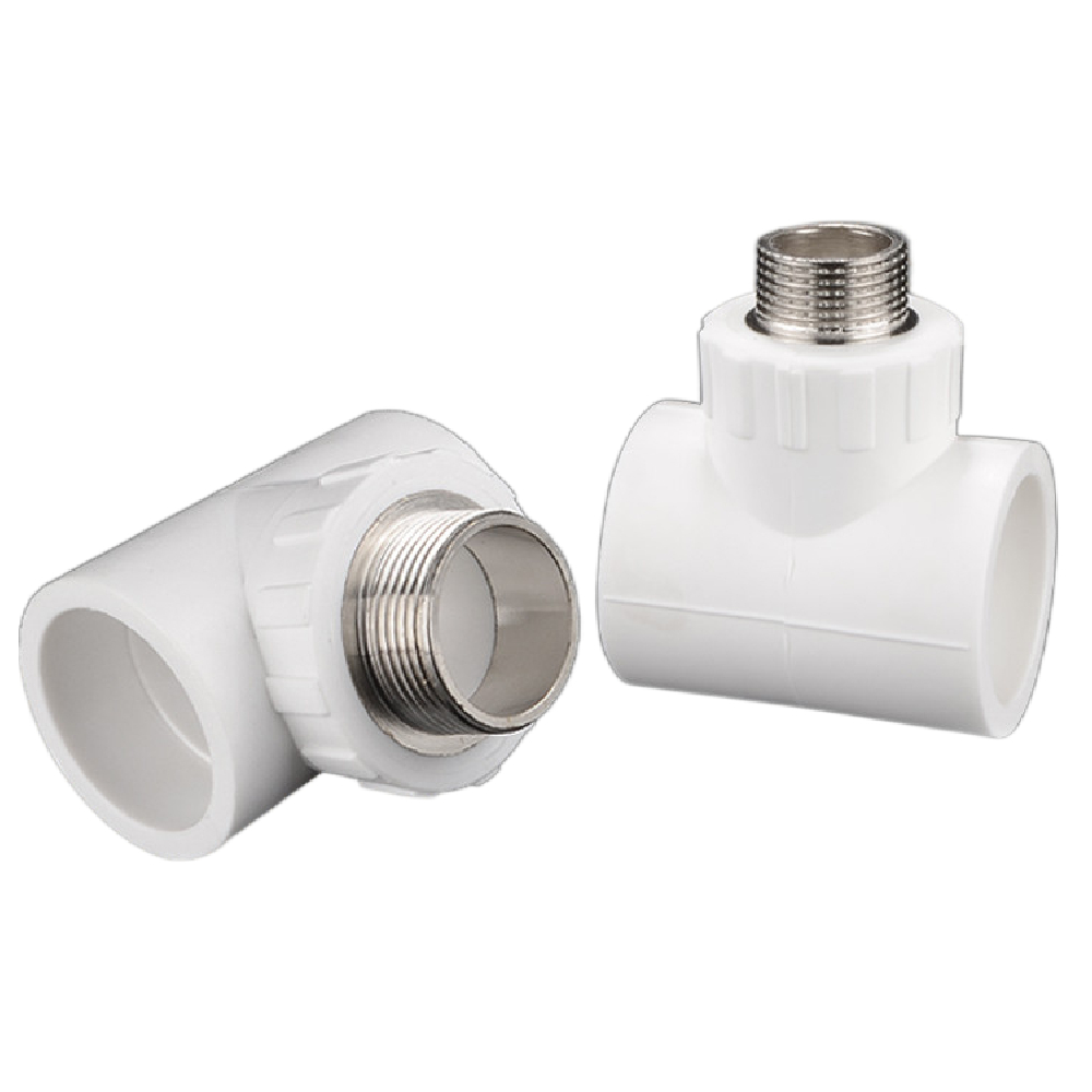 【SYH3】Pipe Fittings 20/25/32/40PPR Outer wire teeth Tee reducer reducer 1/2 IN 3/4 IN 1 1Nppr ...