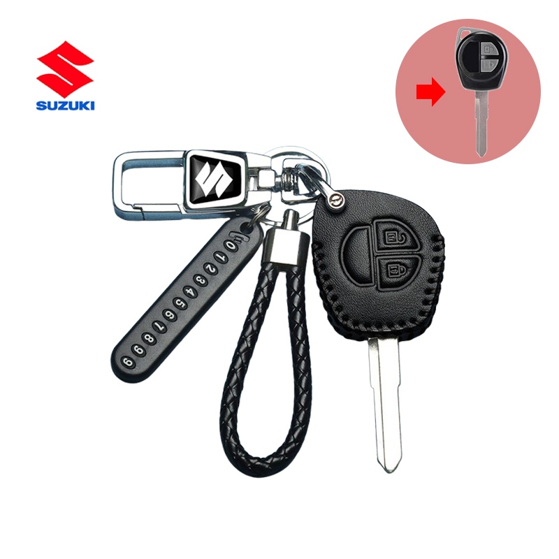 SUZUKI Genuine Leather Car Key Case For SUZUKI Swift/Ciaz/Celerio ...