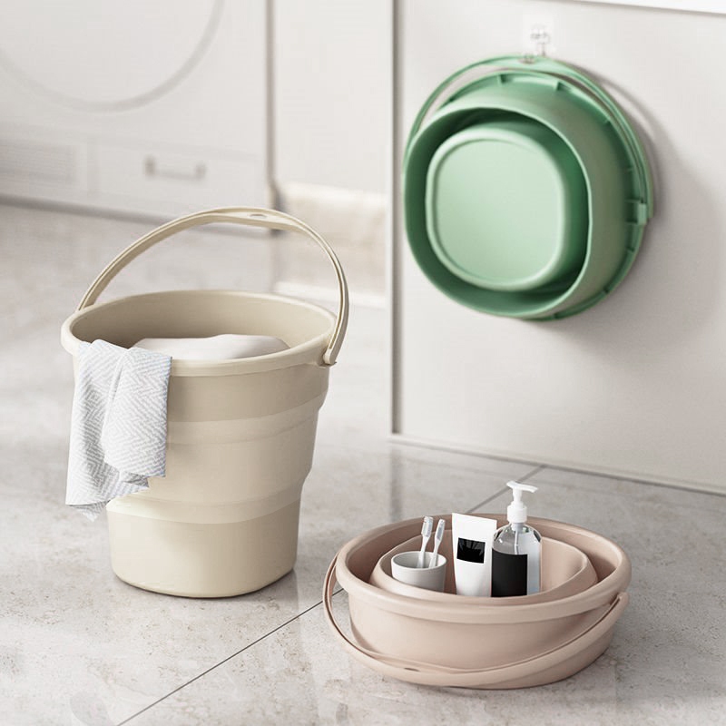 Foldable Bucket 5L/9L Portable Bucket Water Bucket Collapsible Bucket ...